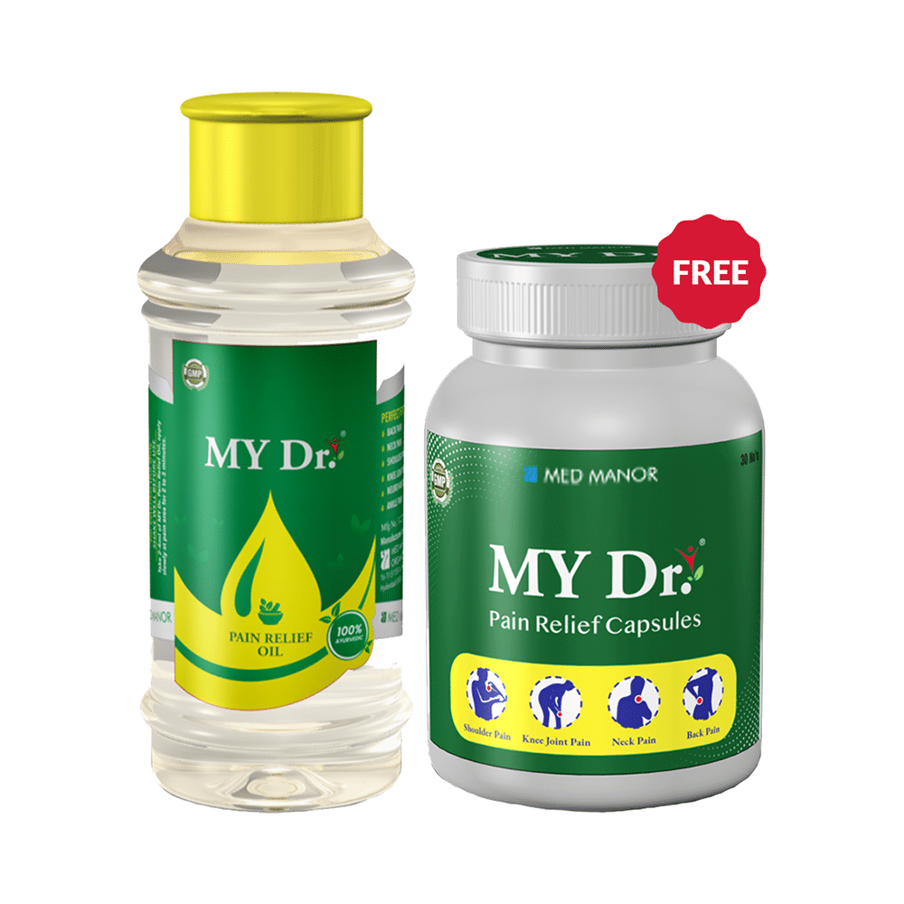 MY Dr Pain Relief Oil with My Dr Pain Relief 30 Capsule Free | 30 ...