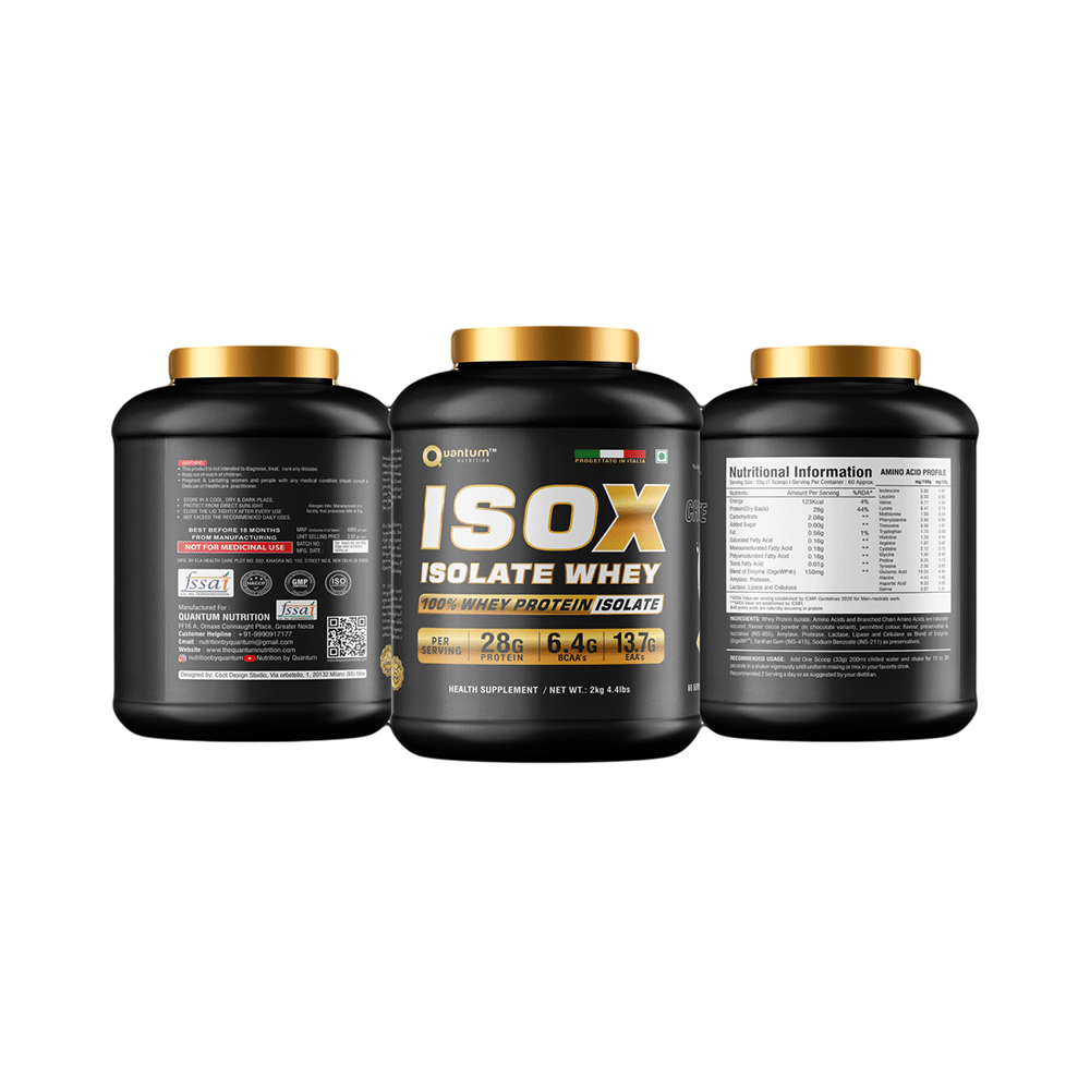 Quantum Nutrition Iso X Isolate Protein | 30 Minutes 24/7 Delivery