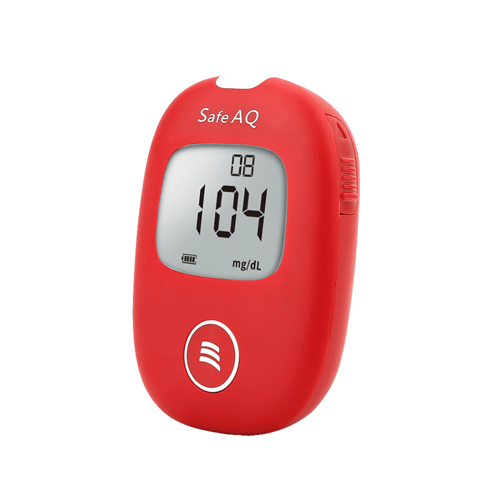 Sinocare Safe AQ Smart Glucometer Blood Glucose Monitoring System | 30 ...