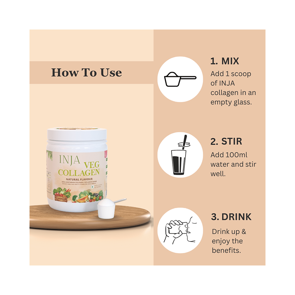 Inja Veg Collagen Powder Natural | 30 Minutes 24/7 Delivery