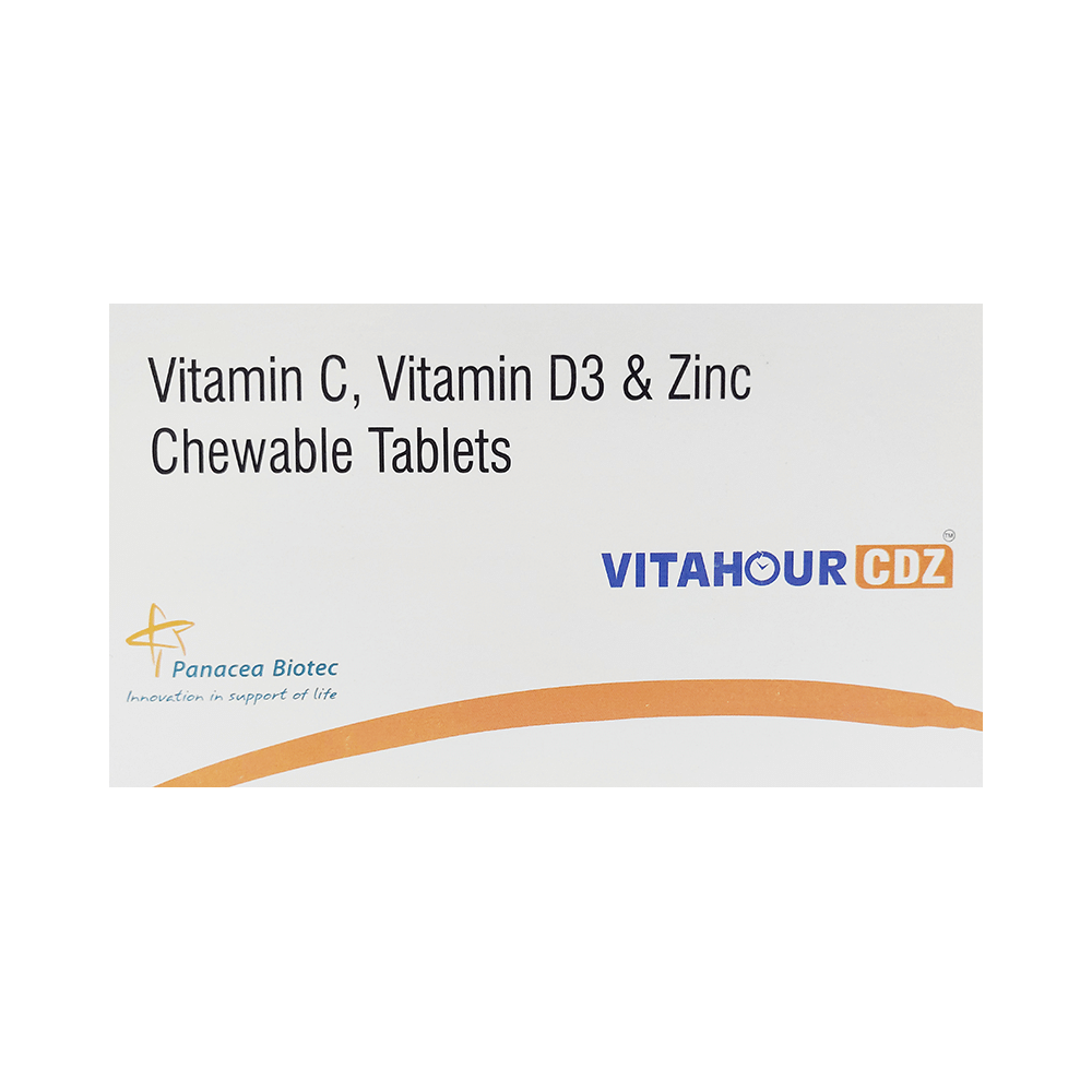 Vitahour CDZ Chewable Tablet | 30 Minutes 24/7 Delivery