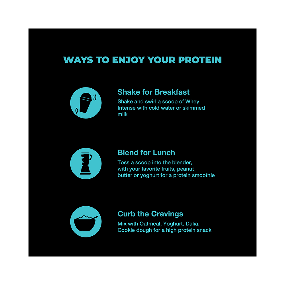 Muscle Monk Combo Pack of Iso Intense MEC 100% Whey Protein Isolate ...