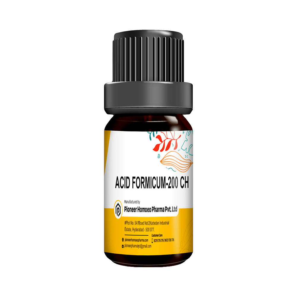 Pioneer Pharma Acid Formicum Globules Pellet Multidose Pills 200 CH ...
