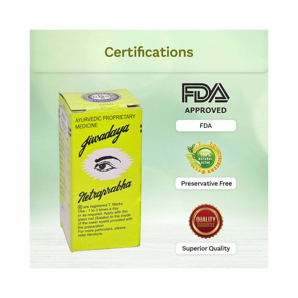 Jiwadaya Netraprabha Eye Drop (5ml Each) | 30 Minutes 24/7 Delivery