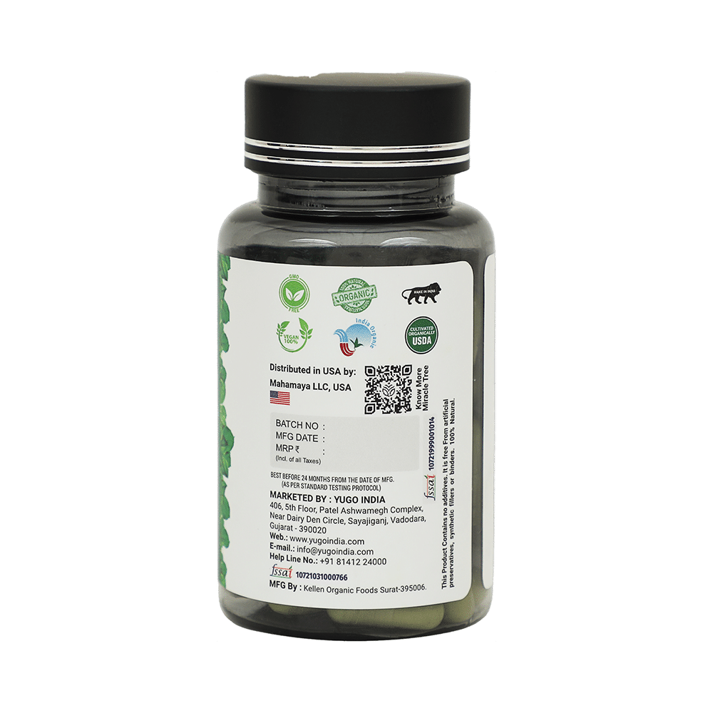 Yugo India Organic Moringa Capsule | 30 Minutes 24/7 Delivery