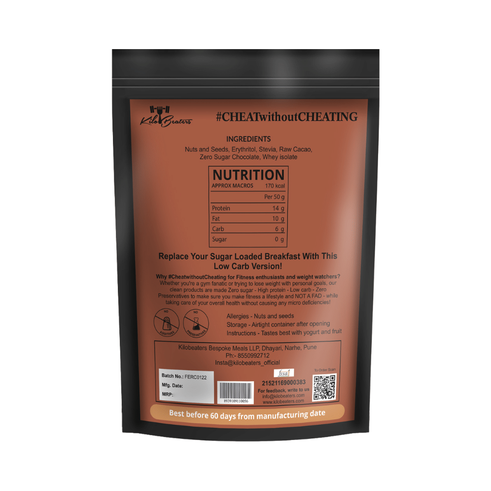 Kilobeaters High Protein Breakfast Clusters Raw Cacao | 30 Minutes 24/7 ...