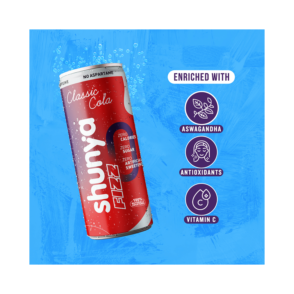 Shunya Fizz (300ml Each) Classic Cola | 30 Minutes 24/7 Delivery