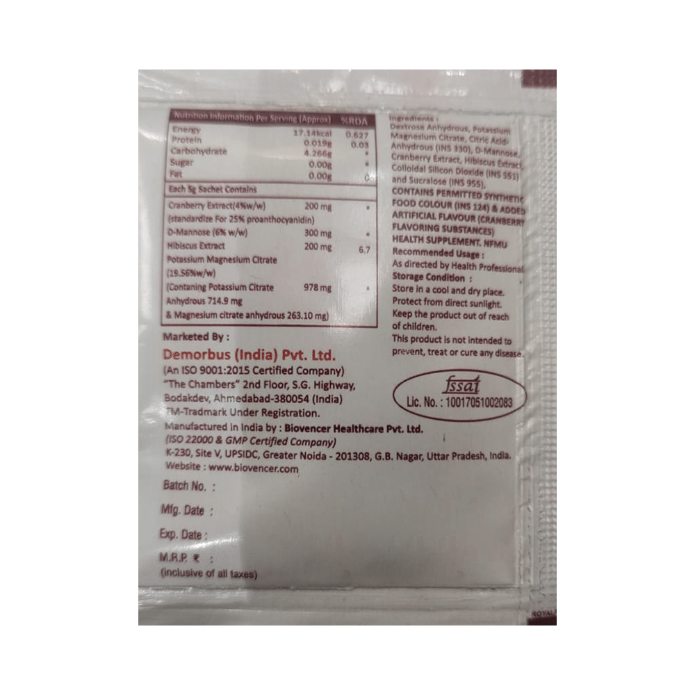 Bery-Cit Sachet | 30 Minutes 24/7 Delivery